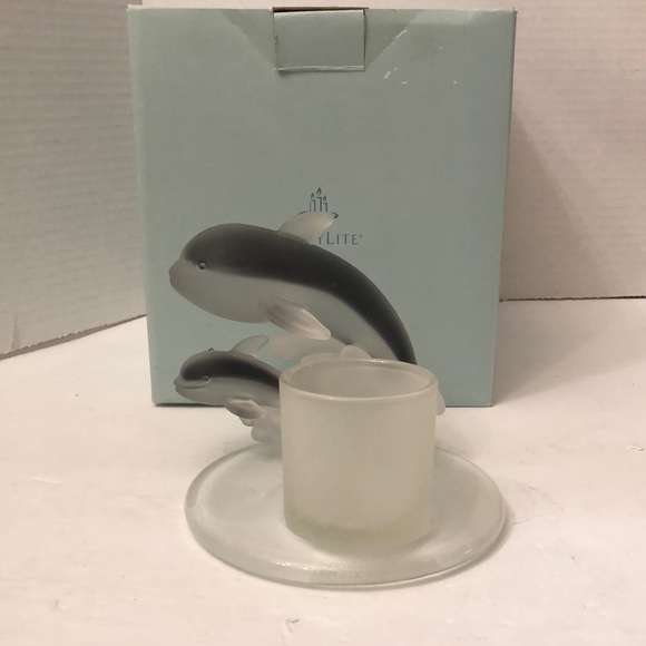 PartyLite | Accents | Retired Partylite Orca Whales Candle Holder P835 ...
